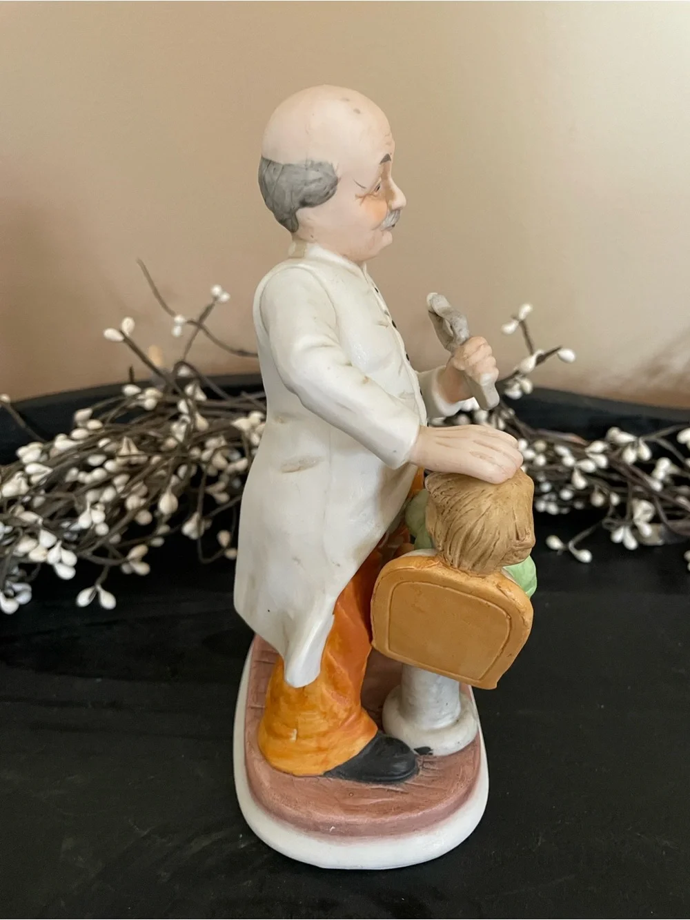 Art | Vintage Dentist Child Tooth Pull Porcelain Figurine 8 Tall | Poshmark